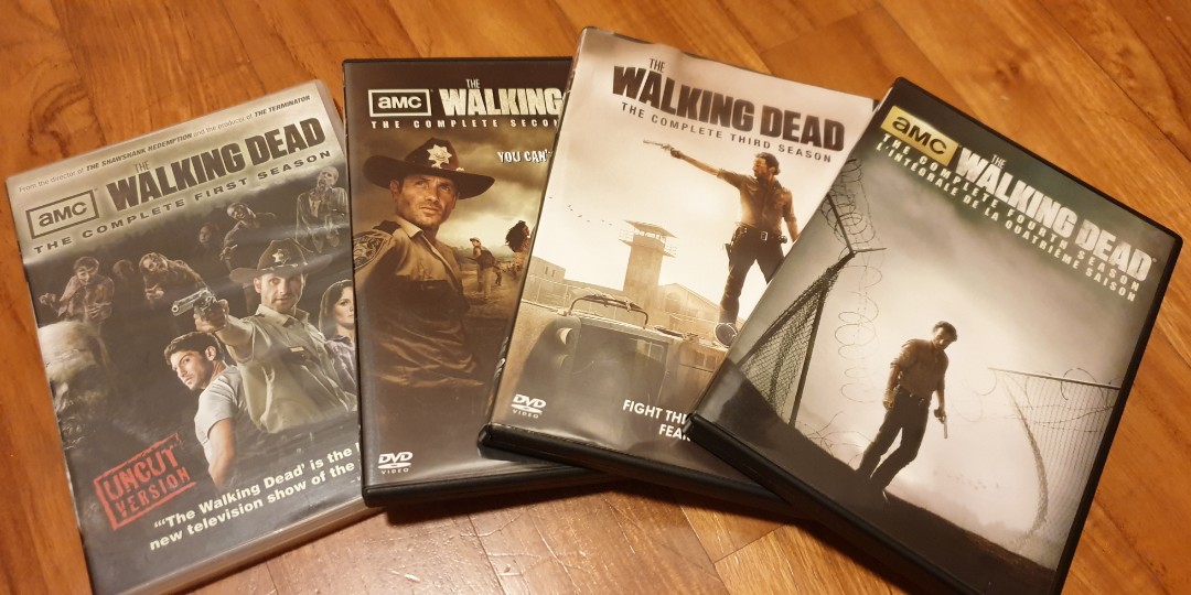 The Walking Dead DVD complete seasons 1 to 4, Hobbies & Toys, Music ...