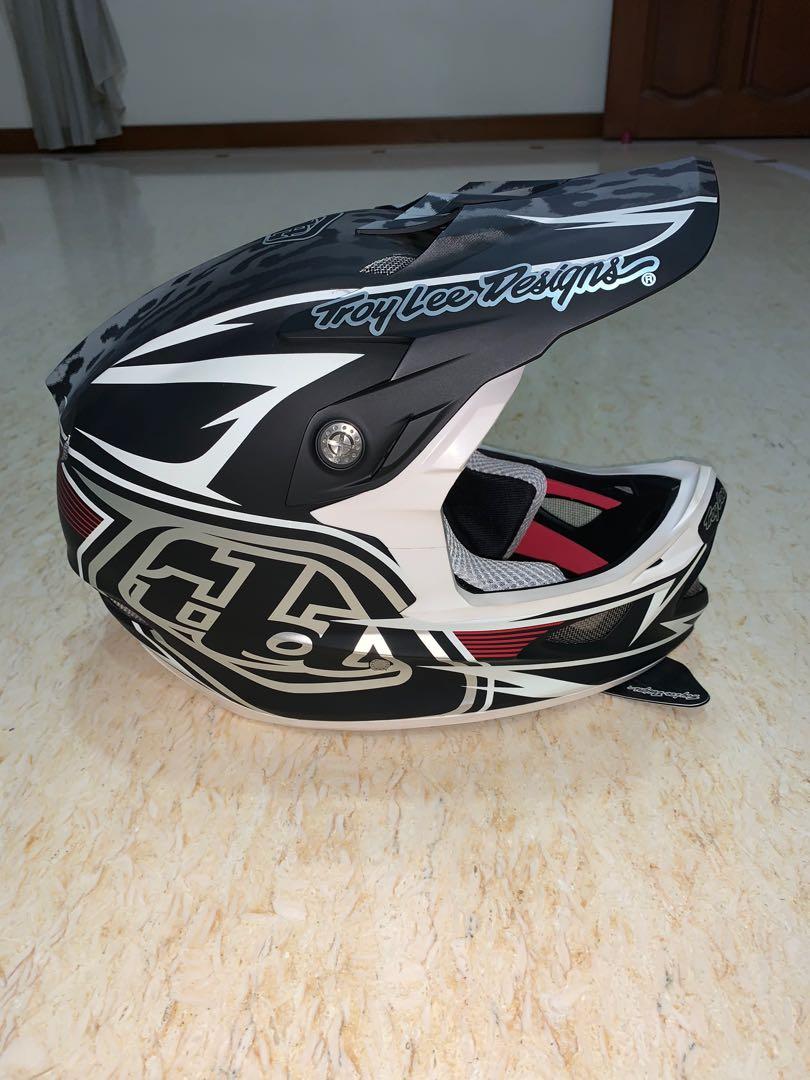 TLD D3 Speeda White Carbon composite MTB helmet, Sports Equipment ...