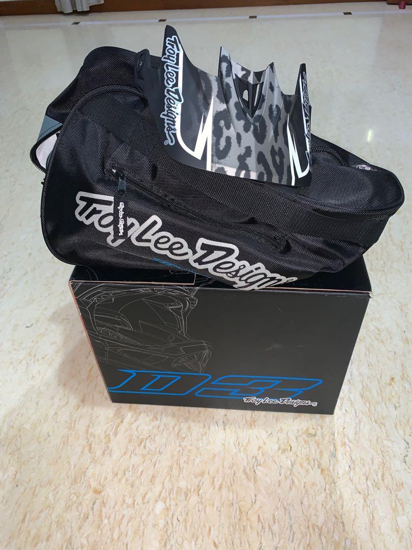 TLD D3 Speeda White Carbon composite MTB helmet, Sports Equipment ...