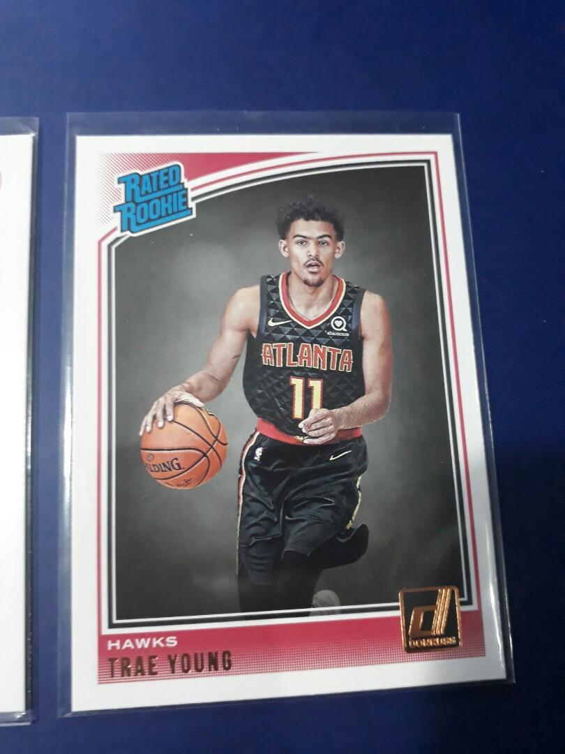 NBA Trae Young RC Cards Hoops set of 2, Hobbies & Toys, Toys & Games on ...