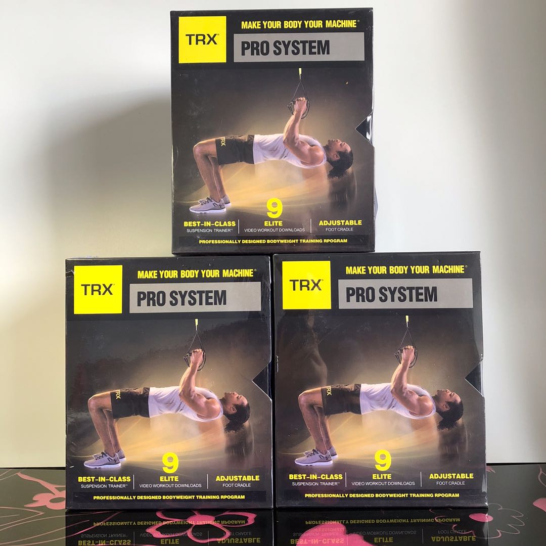 TRX Pro Trainer Set Brand New, Sports Equipment, Exercise & Fitness ...