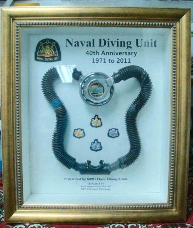 NDU Unit Commemorative Plaque - Naval Diver Army/ Navy/ Airforce ...