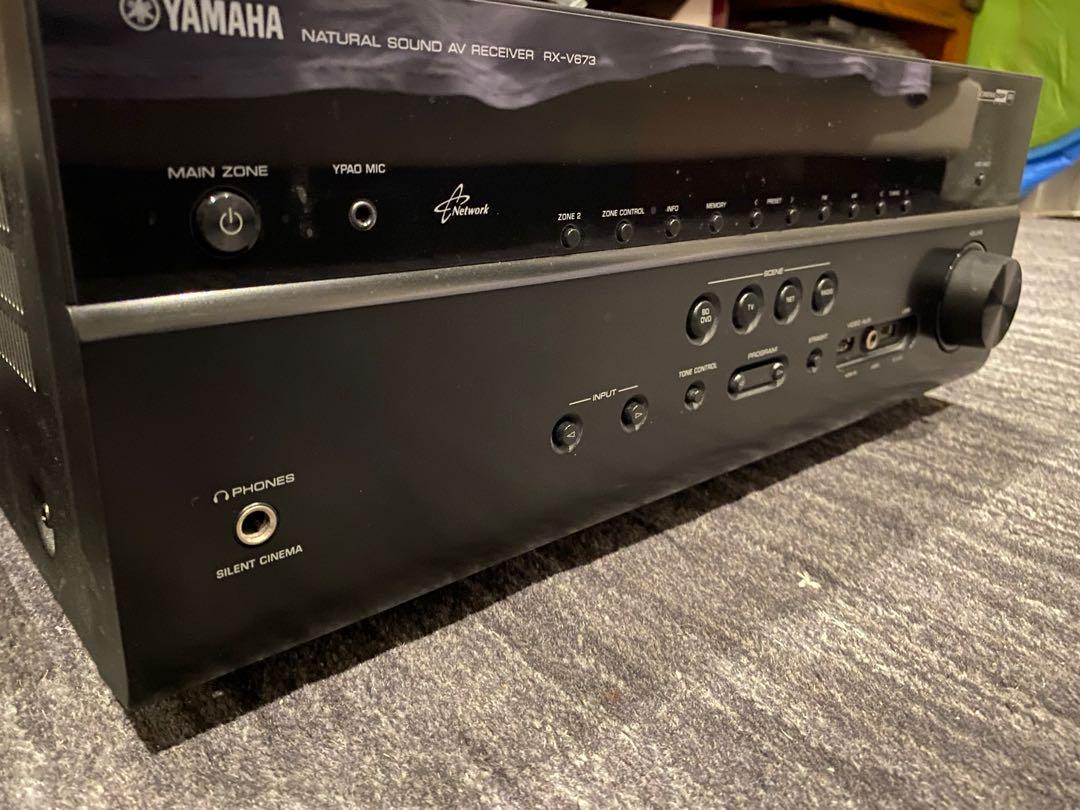 Yamaha RX-V673 Amplifier AV Receiver, Audio, Soundbars, Speakers ...
