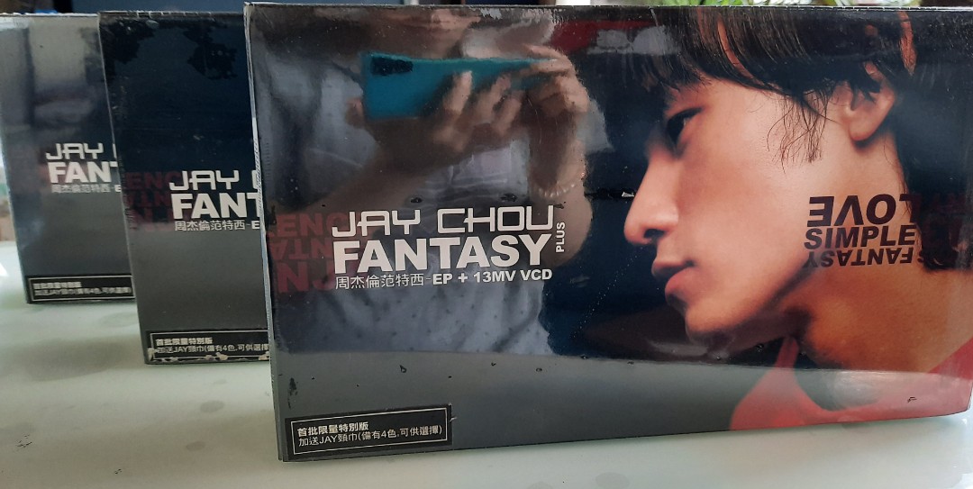 周杰倫 范特西 Jay Chou Fantasy Plus EP + 13MV VCD 內附Jay頸巾 紫色, 興趣及遊戲, 音樂、樂器 & 配件, 音樂與媒體 - CD 及 DVD ...