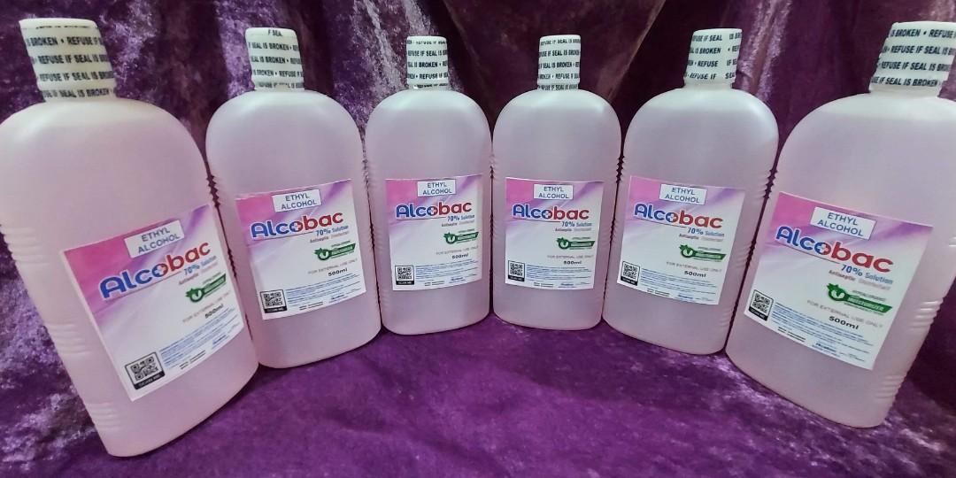 Alcobac Isopropyl and Ethyl Alcohol, Beauty & Personal Care, Sanitizers ...