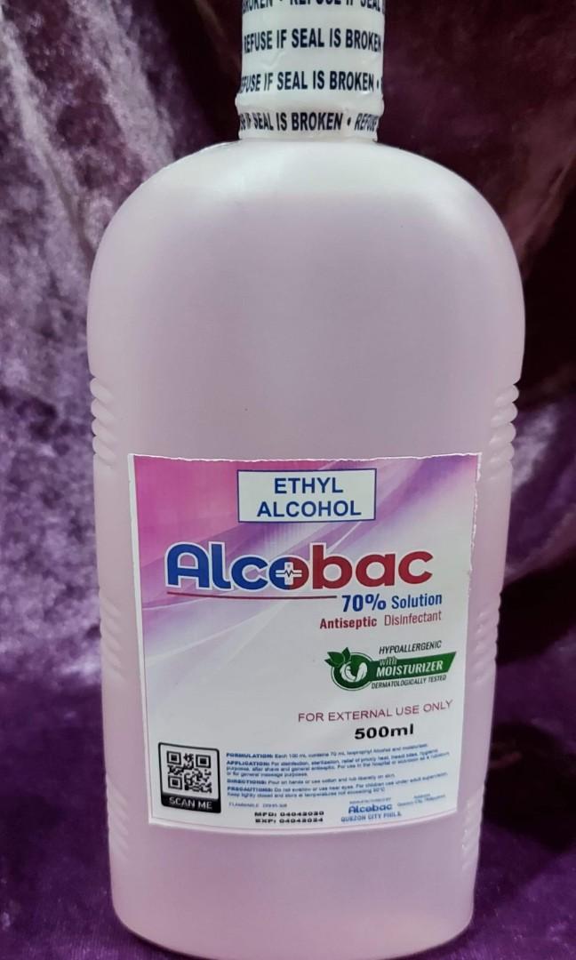 Alcobac Isopropyl and Ethyl Alcohol, Beauty & Personal Care, Sanitizers ...