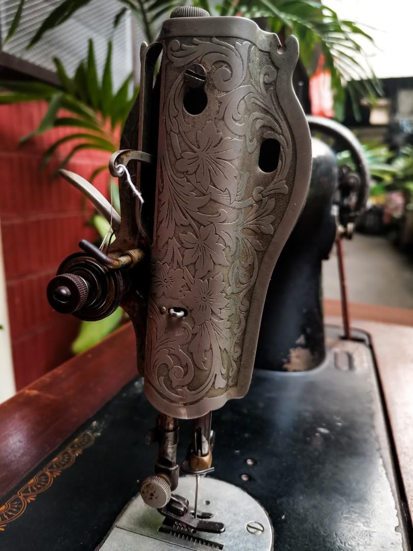 Antique 1937 Singer Sewing Machine, Furniture & Home Living, Furniture ...