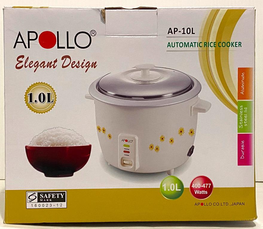 Apollo Electronic Rice Cooker (Capacity: 1 Litre), TV & Home Appliances ...