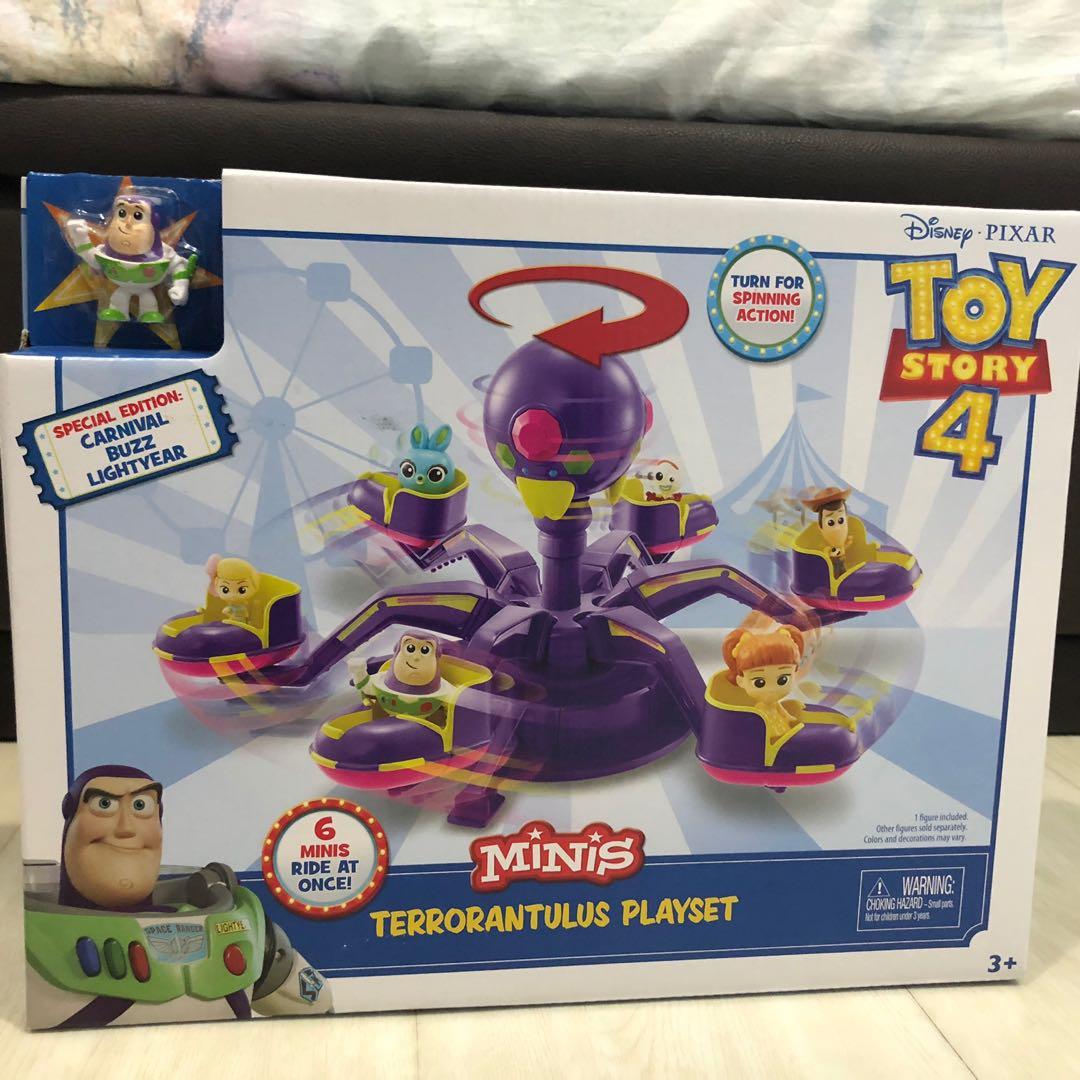 BN Disney Pixar Toy Story 4 Carnival Terrorantulus Spinning Playset w ...