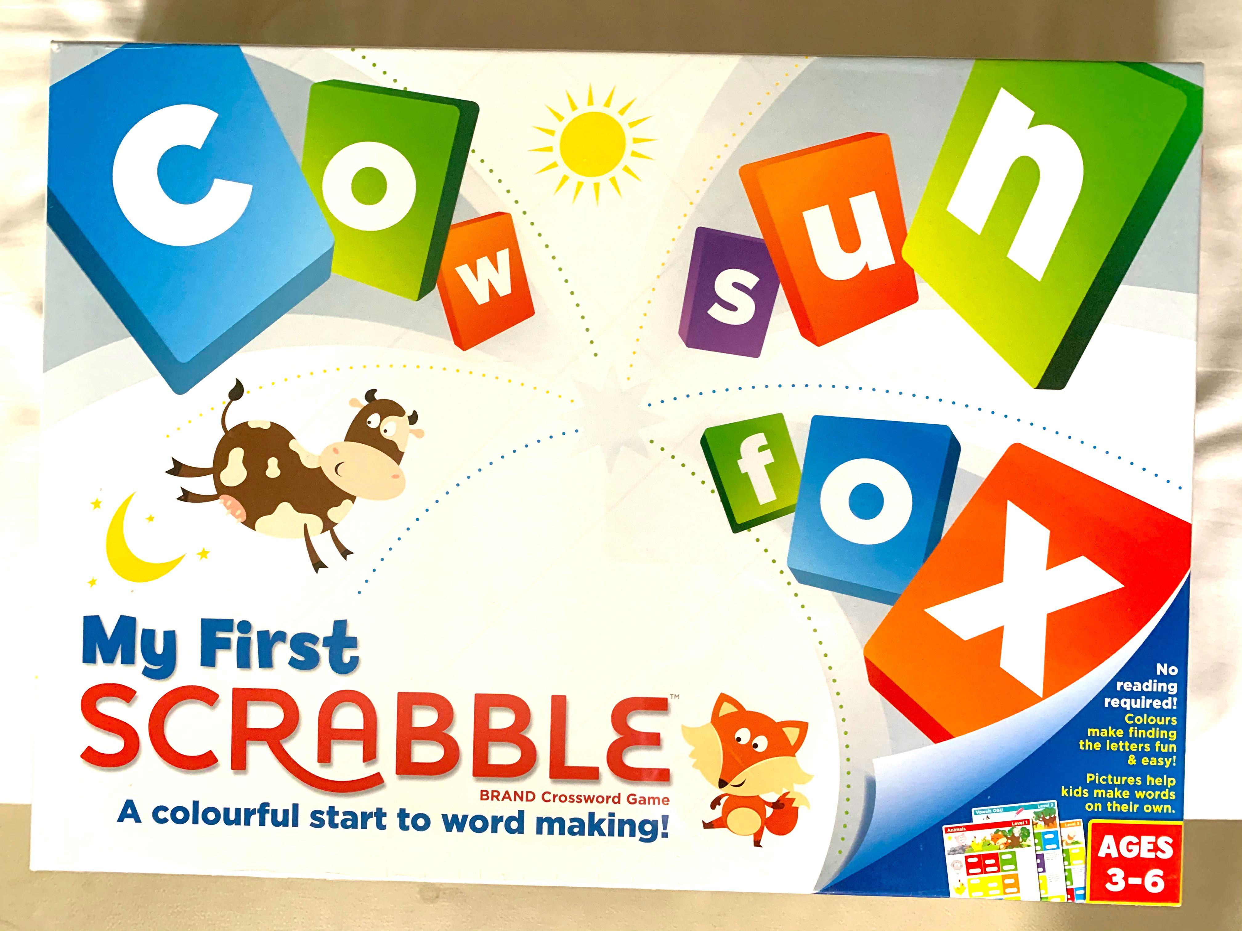 BNIB My First Scrabble by Mattel, Hobbies & Toys, Toys & Games on Carousell