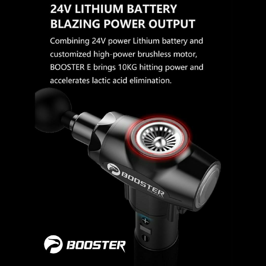 BOOSTER E Massage Gun with Percussive Therapy, that helps mobility ...