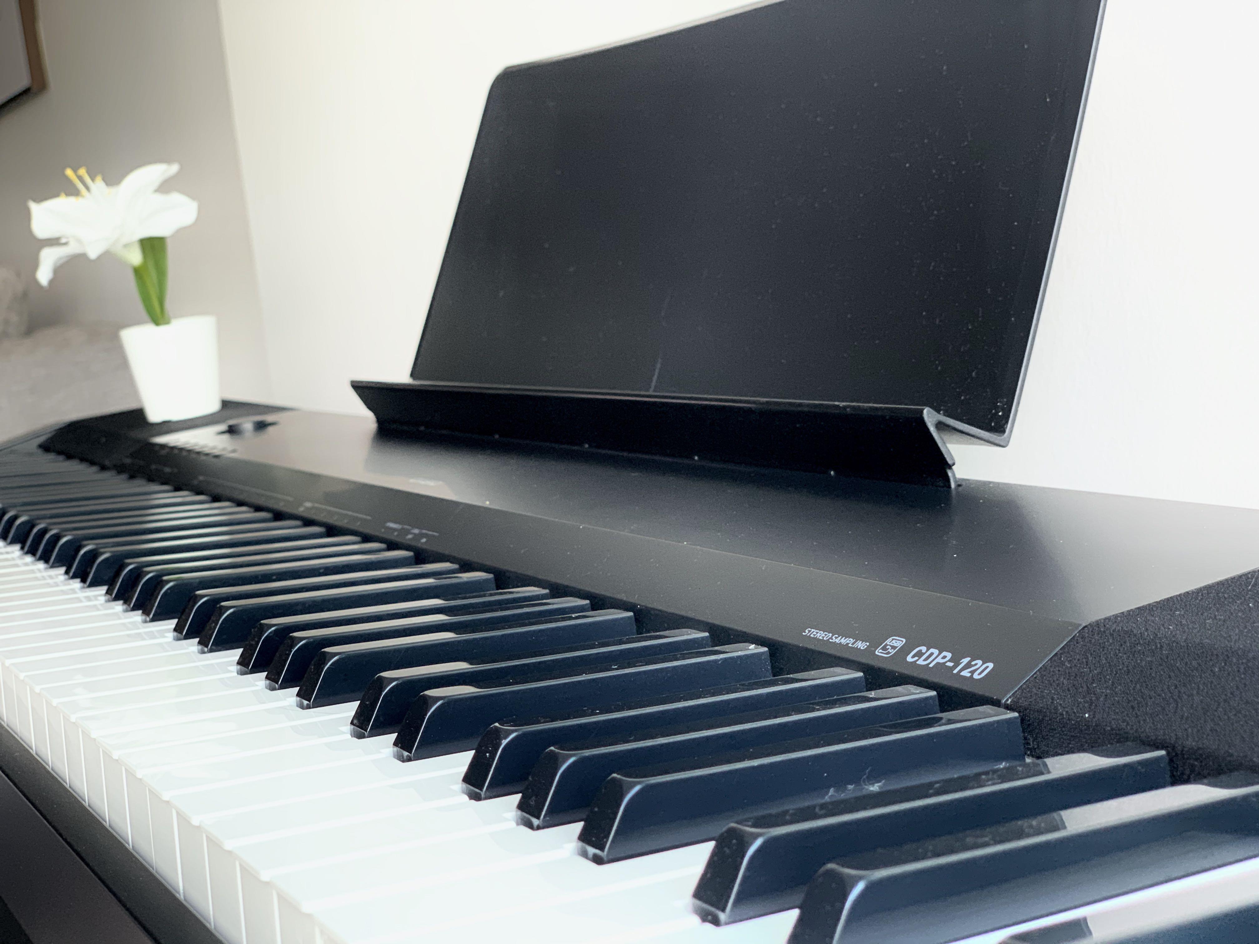 Casio Digital Piano - CDP120. 88-keys, Scaled Hammer Action Keyboard ...