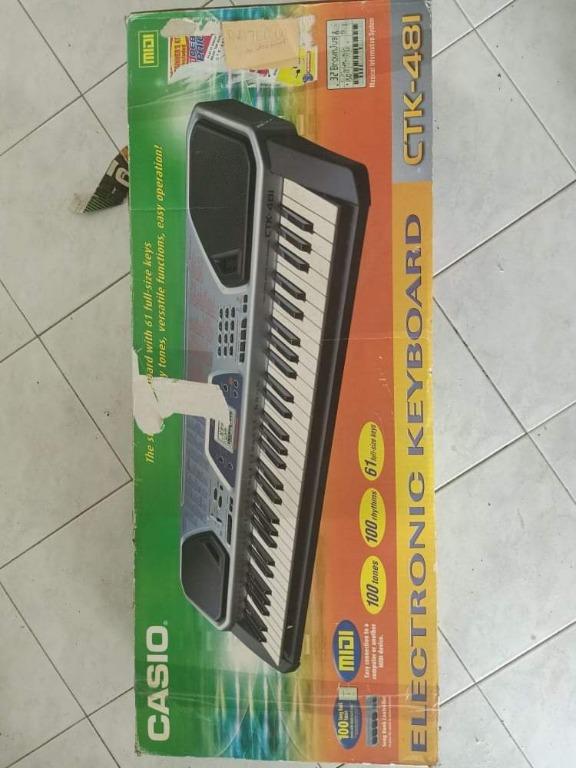Casio Keyboard Piano CTK-481, Computers & Tech, Parts & Accessories ...