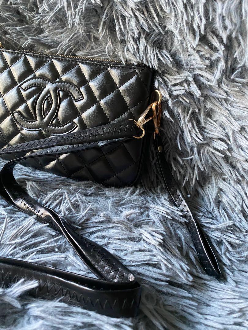 Chanel black sling bag, Women's Fashion, Bags & Wallets, Cross-body ...