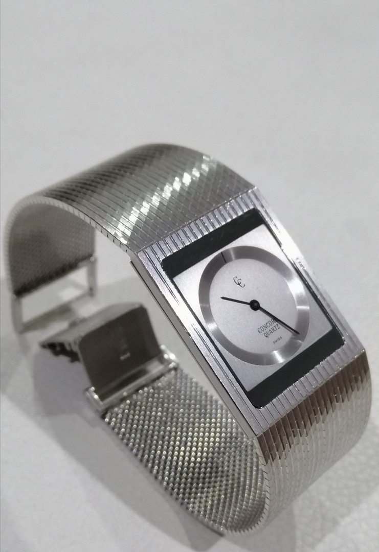 Concord 18k white gold Cartier Piaget Chopard LV Prada Hermes, Luxury ...