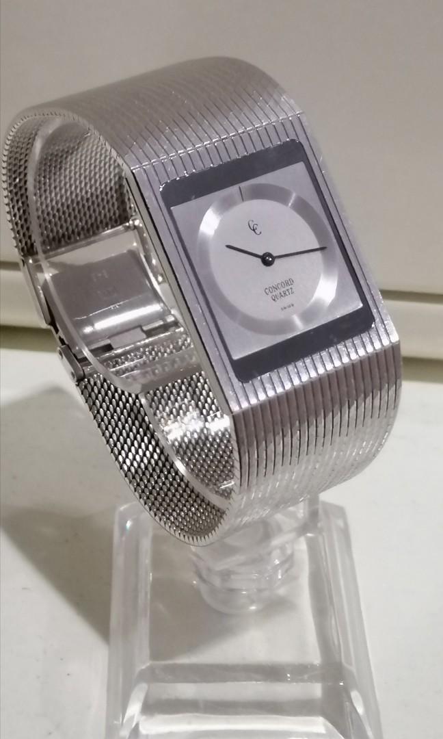 Concord 18k white gold Cartier Piaget Chopard LV Prada Hermes, Luxury ...