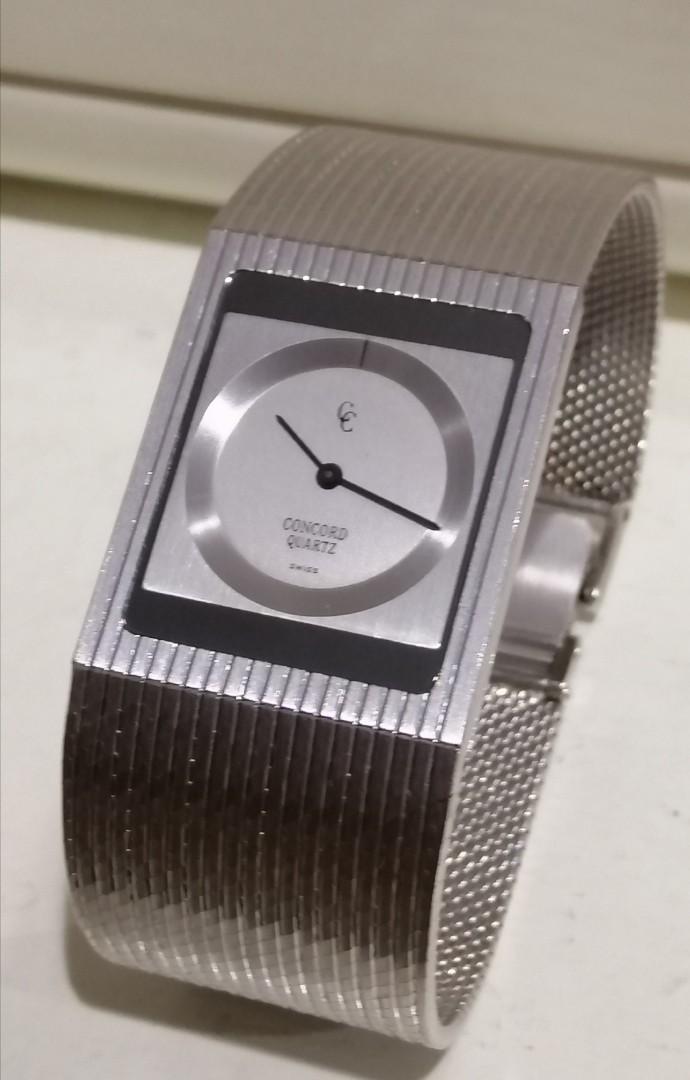 Concord 18k white gold Cartier Piaget Chopard LV Prada Hermes, Luxury ...