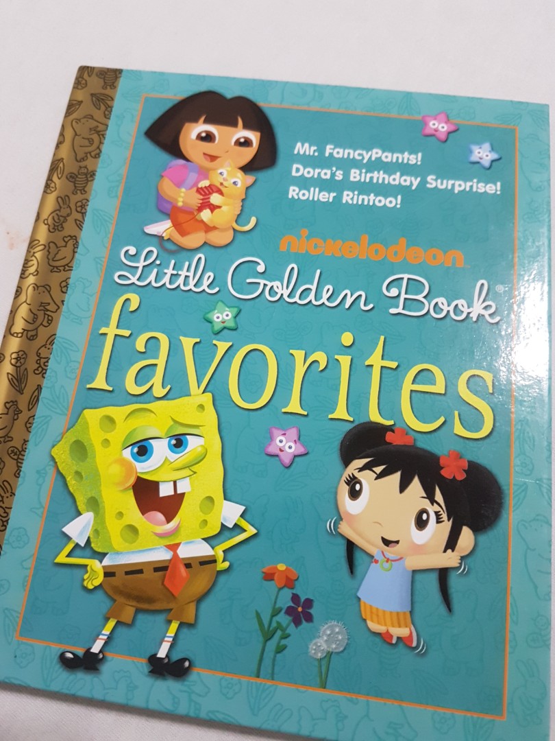 Dora SpongeBob 3-in-1 Book, Hobbies & Toys, Books & Magazines, Children ...