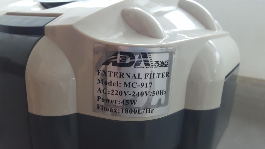 Fish tank ADA external filter, Pet Supplies, Homes & Other Pet ...