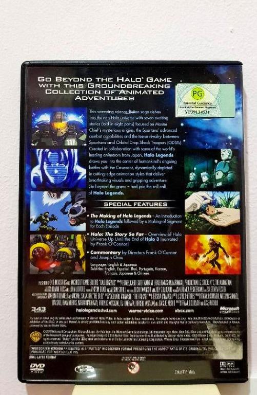 HALO Legends 2 Disc Special Ed, Music & Media, CDs, DVDs & Other Media ...