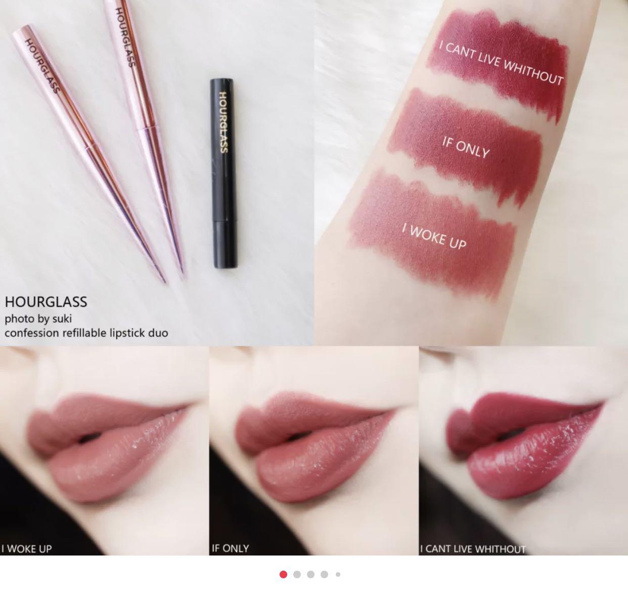 Hourglass Confession Refillable Lipstick Set 3pcsx9g, Beauty & Personal ...