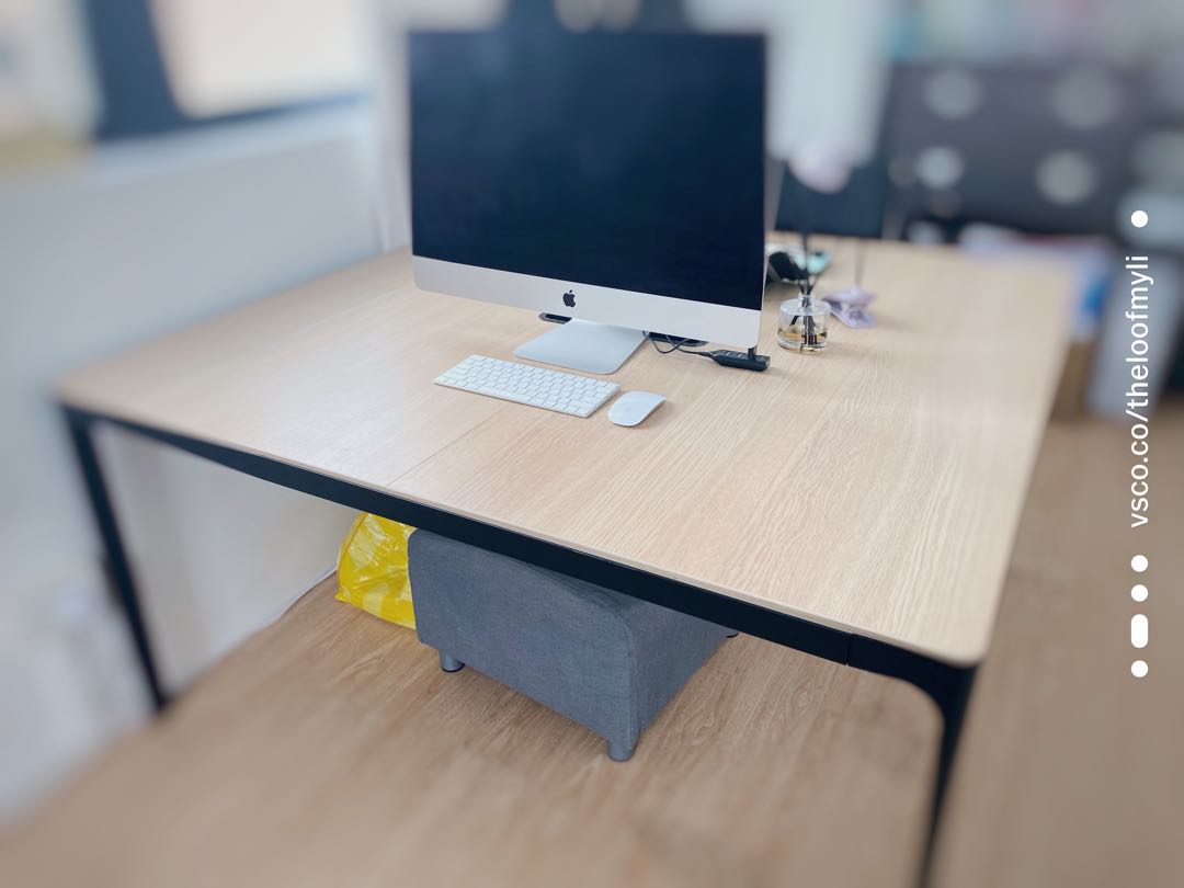 IKEA Conference Table (Bekant), Furniture & Home Living, Furniture ...