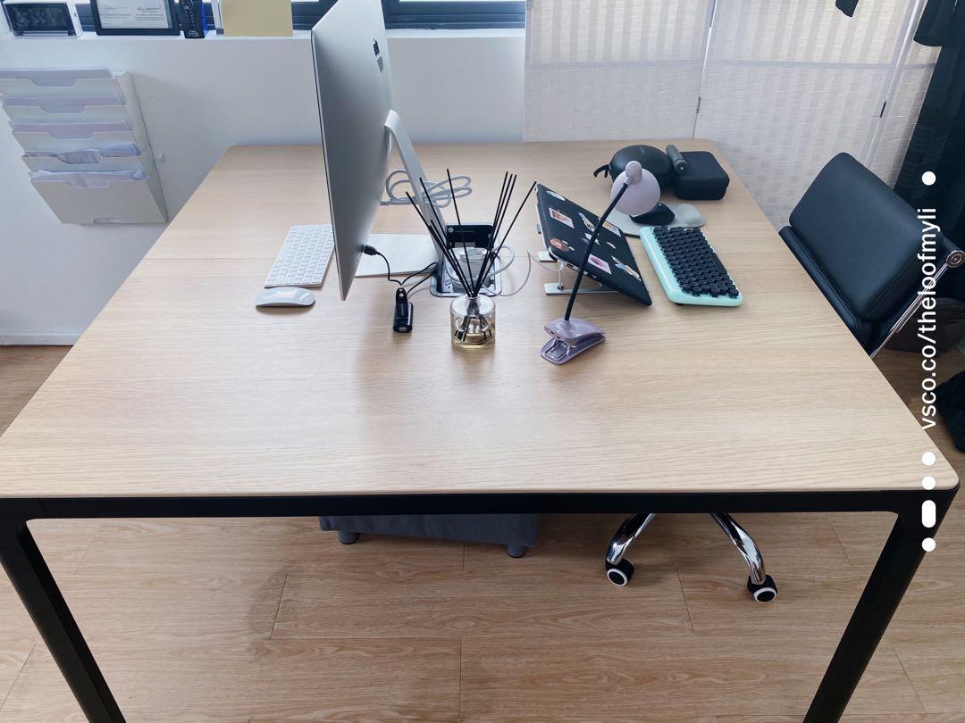 IKEA Conference Table (Bekant), Furniture & Home Living, Furniture ...