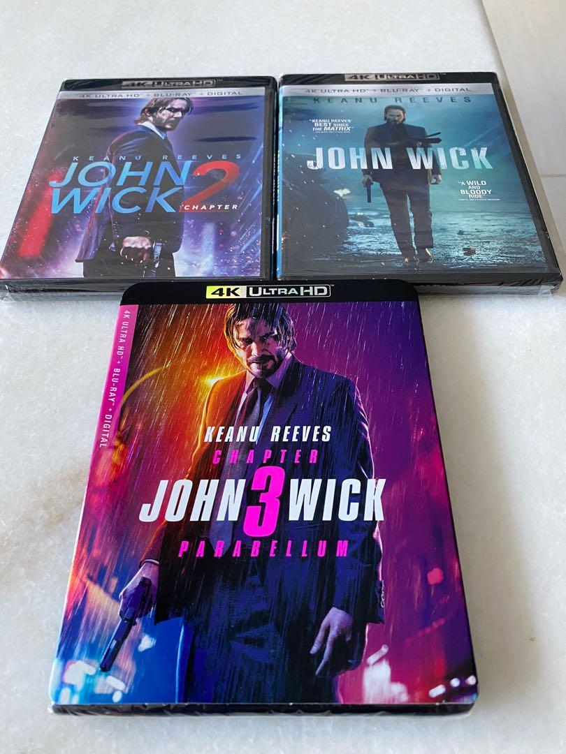 John Wick Complete Collection (4K Ultra + Blu Ray + Digital), Hobbies ...