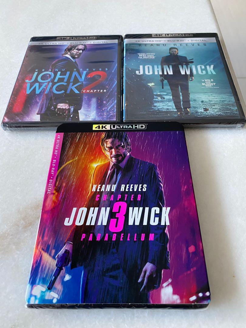 John Wick Complete Collection (4K Ultra + Blu Ray + Digital), Hobbies ...