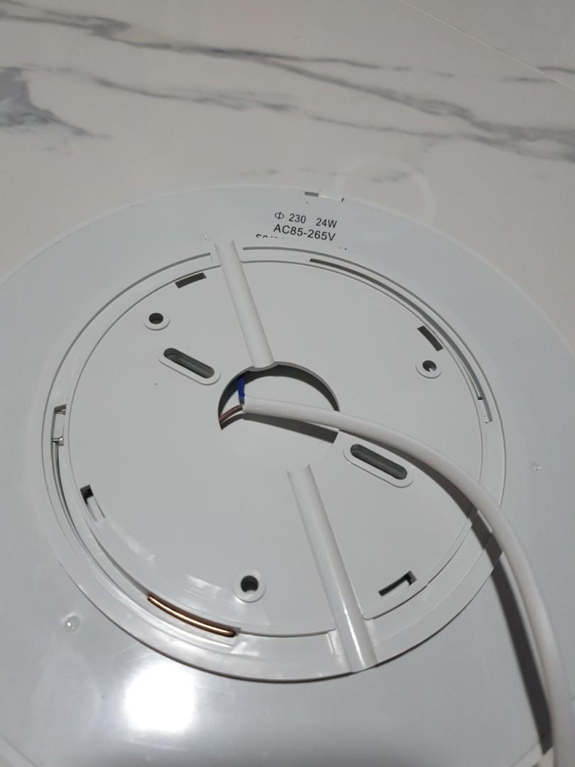 LED Ceiling light - LED Spiral Panel, Furniture & Home Living, Lighting ...