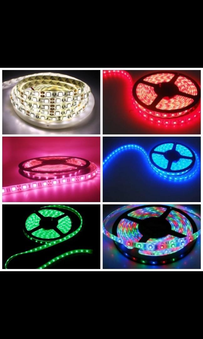 Led strip light Per Meter, Furniture & Home Living, Lighting & Fans ...