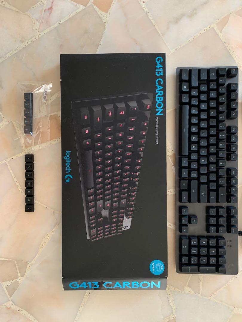 Logitech G413 Carbon Mechanical Keyboard, Computers & Tech, Parts ...