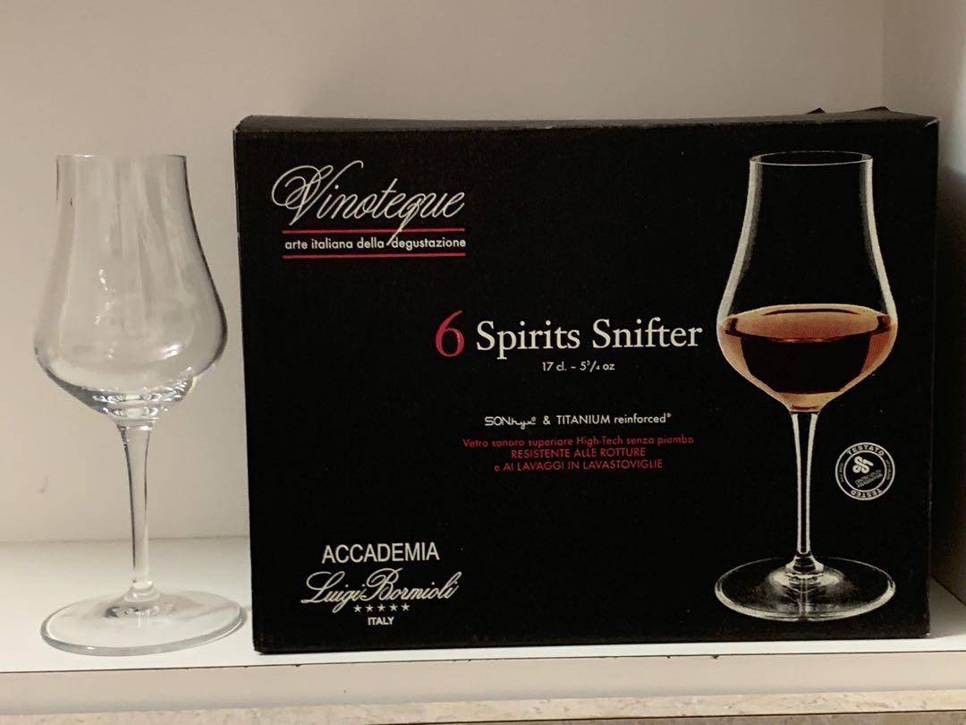 Luigi Bormioli Crystal Vinoteque Whisky Spirits Snifter (set of 6) 威士忌聞香杯, 傢俬＆家居, 廚具和餐具, 其他廚具和餐具 ...