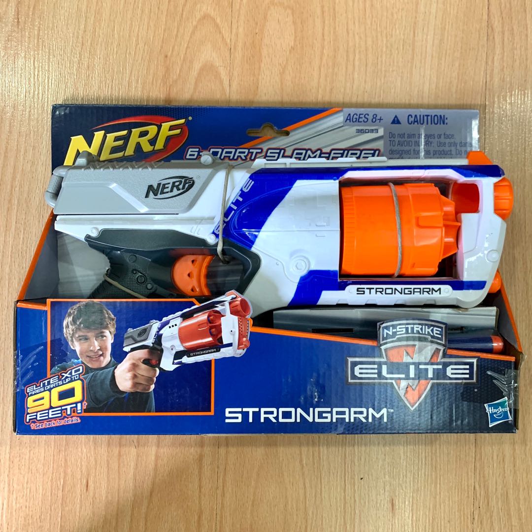 Nerf N Strike Elite Strongarm Toy Blaster, Hobbies & Toys, Toys & Games ...