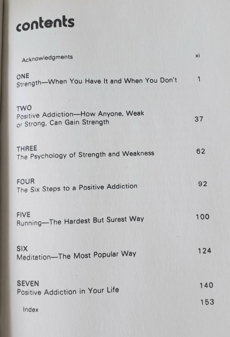 Positive Addiction by William Glasser, Books & Stationery, Textbooks ...