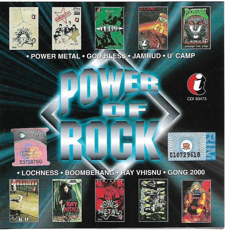 Power of Rock CD Power Metal God Bless Jamrud U' Camp Lochness ...
