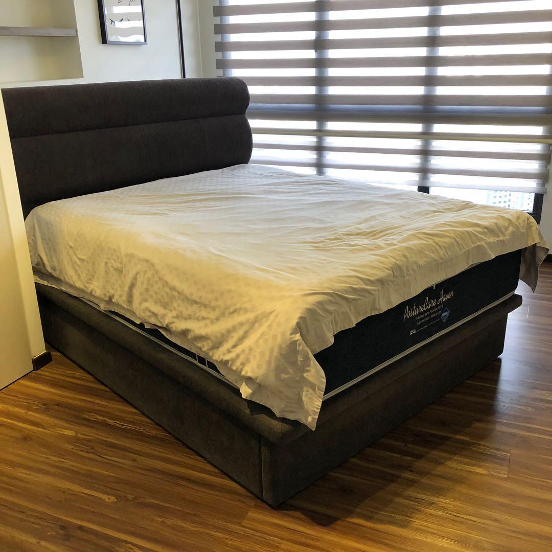 Queen size Posture Care Haven Mattress + Bed frame, Furniture & Home ...