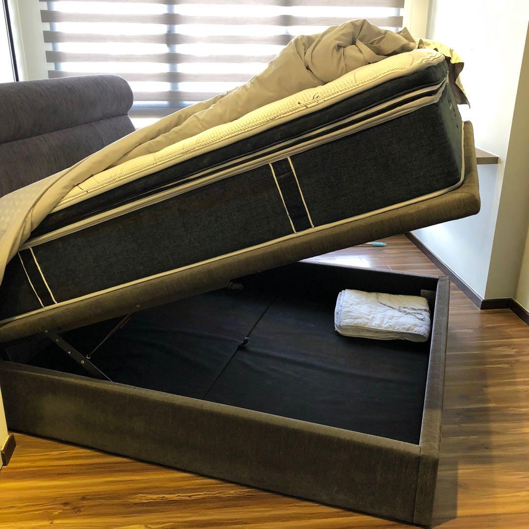 Queen size Posture Care Haven Mattress + Bed frame, Furniture & Home ...