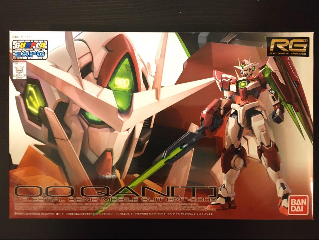 RG 1/144 Gundam 00 Qant Expo 限定 高達模型, 興趣及遊戲, 玩具 & 遊戲類 - Carousell
