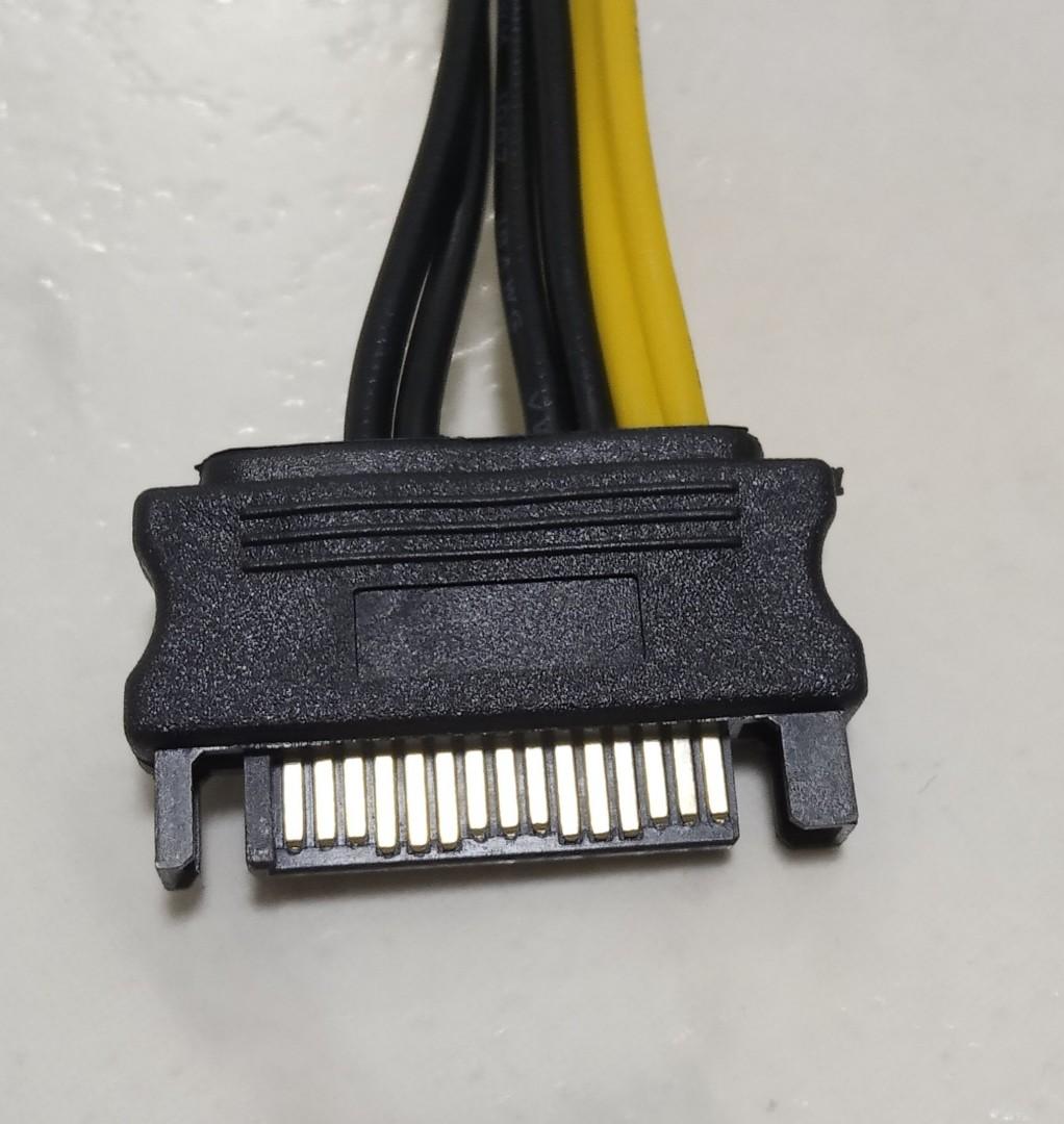 Sata cable male head to 8/6/4-pin head for graphics card power supply ...