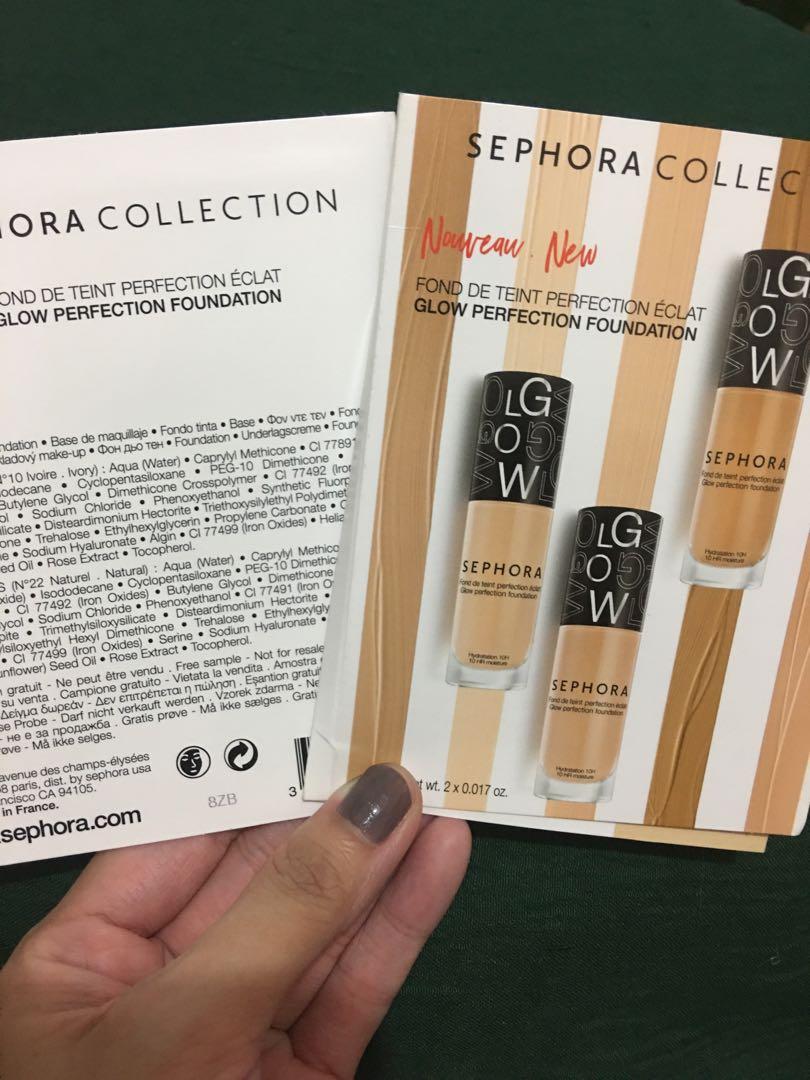 SEPHORA SAMPLE CARDS, Beauty & Personal Care, Face, Makeup on Carousell