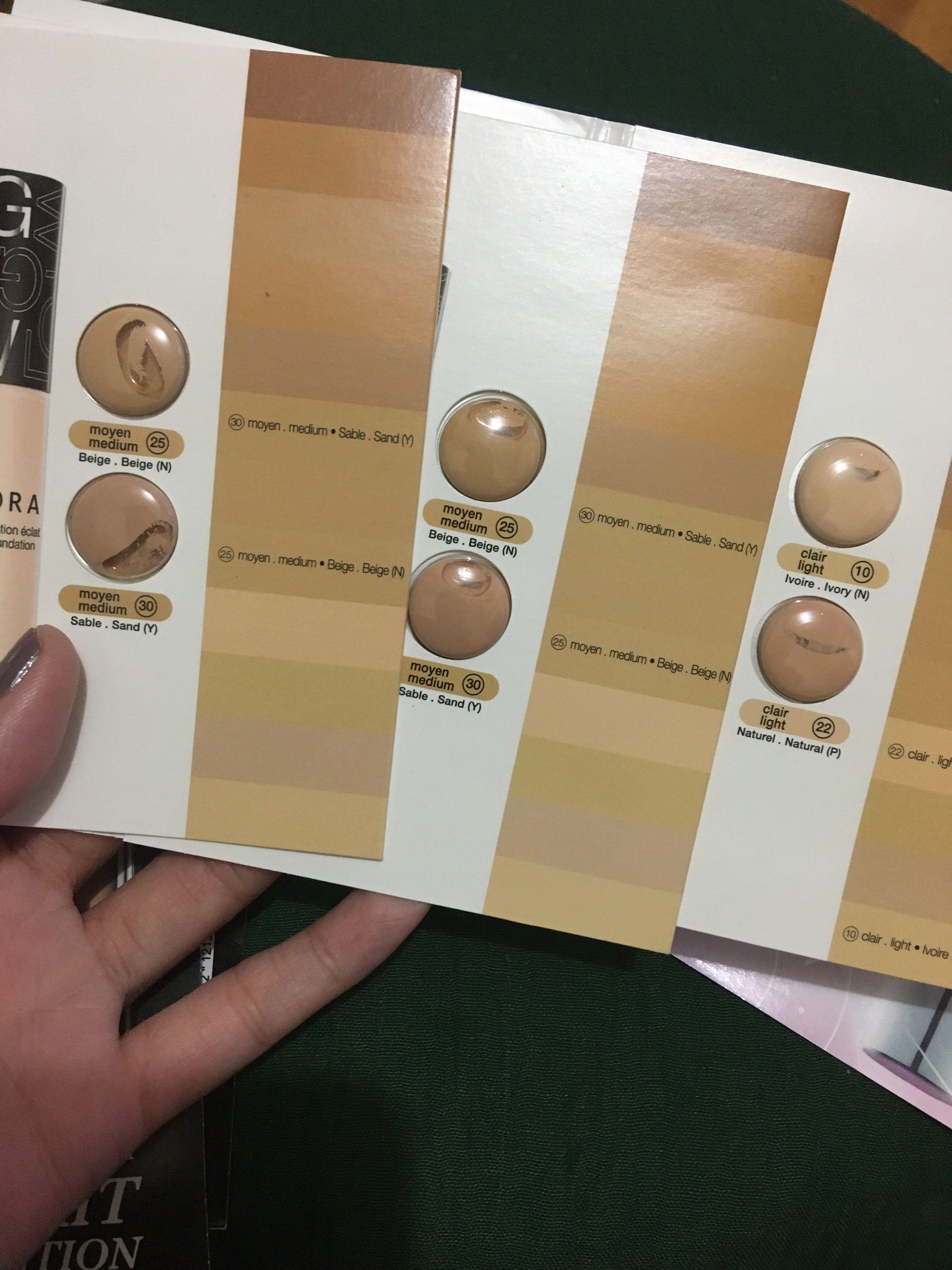 SEPHORA SAMPLE CARDS, Beauty & Personal Care, Face, Makeup on Carousell