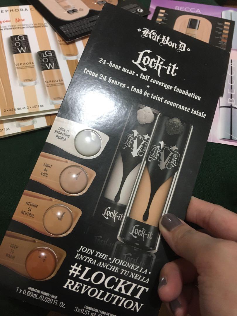 SEPHORA SAMPLE CARDS, Beauty & Personal Care, Face, Makeup on Carousell