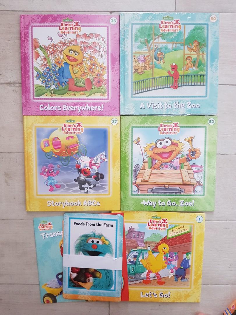 Sesame Street Elmo's Learning Adventure books baby kids books, Hobbies ...