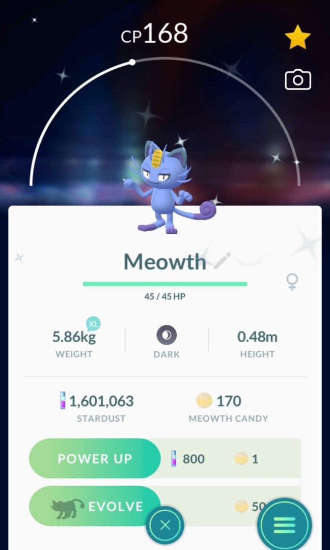 Shiny Alolan Meowth Pokemon Go, Video Gaming, Gaming Accessories, Game ...