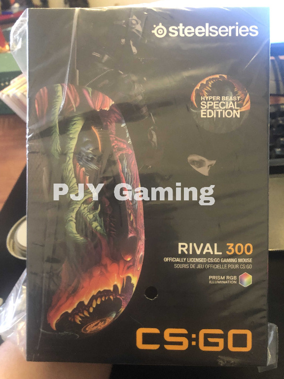 SteelSeries Rival 300 CS:GO Hyper Beast Edition Gaming Mouse, Computers ...