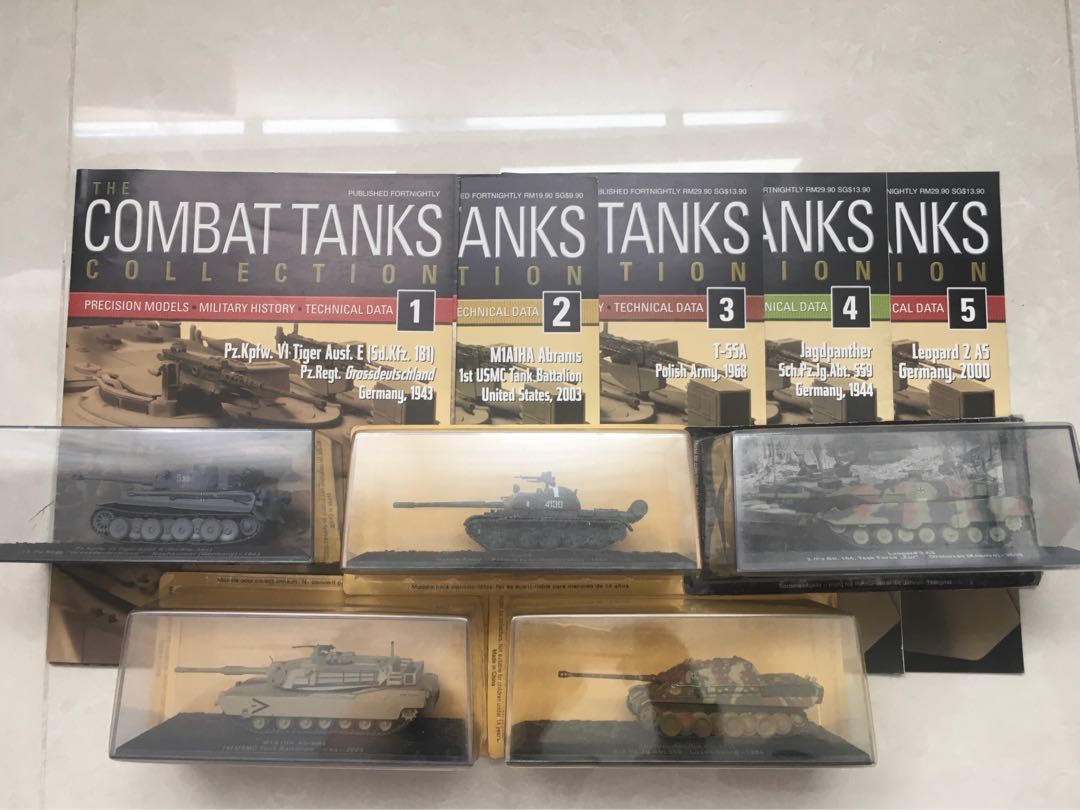 The Combat Tanks Collection Set A, Hobbies & Toys, Memorabilia ...