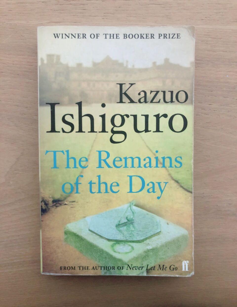 The Remains of the Day (Kazuo Ishiguro), Hobbies & Toys, Books ...