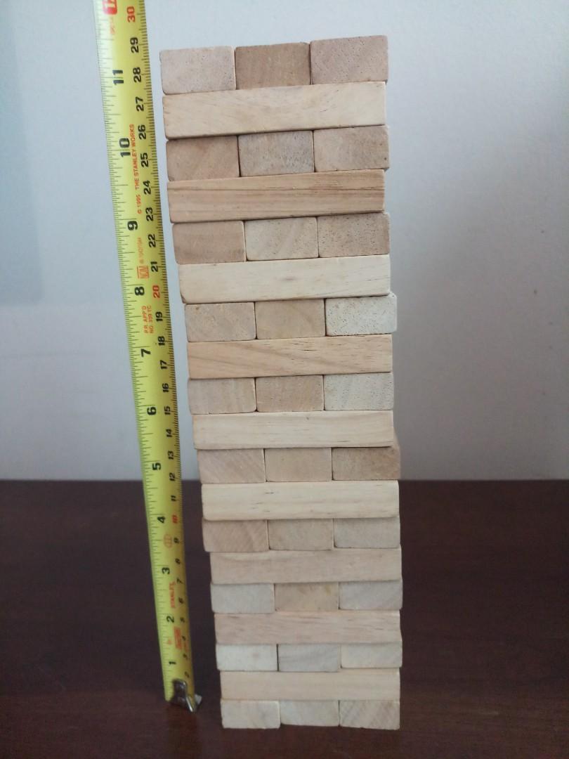 Topple / Stacking Wood Blocks Game, Hobbies & Toys, Toys & Games on ...