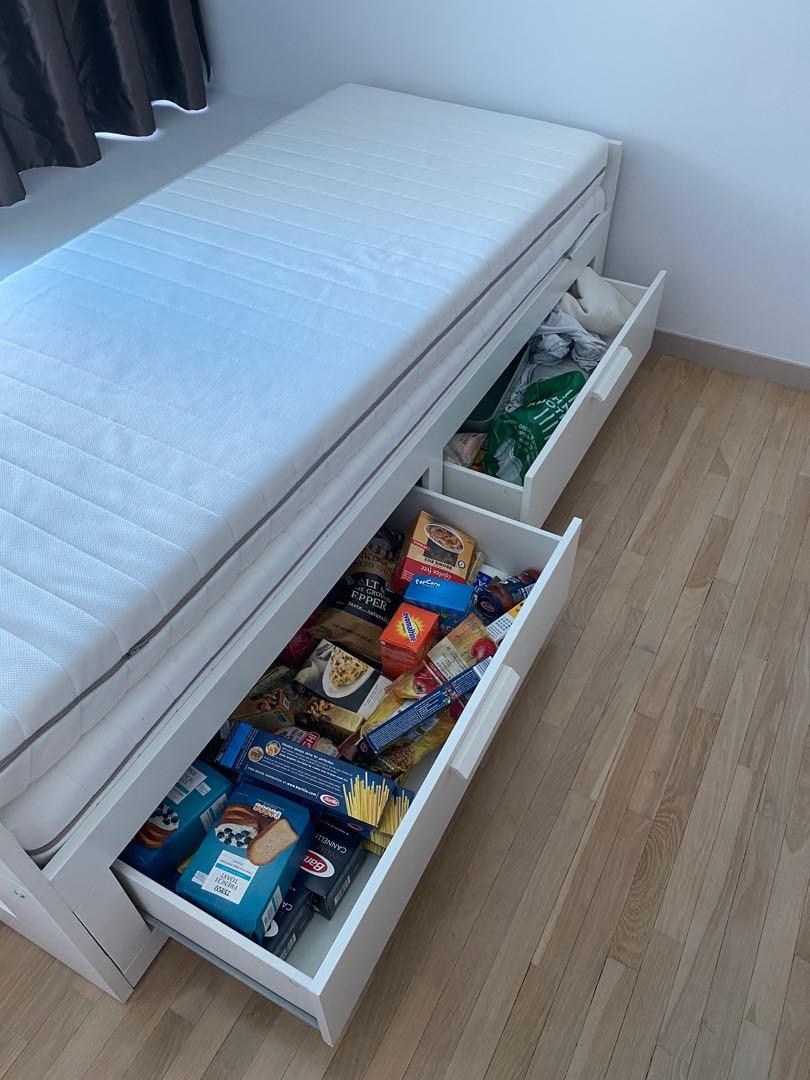 Transformable bed (80cm —> 160 cm), Furniture & Home Living, Furniture ...